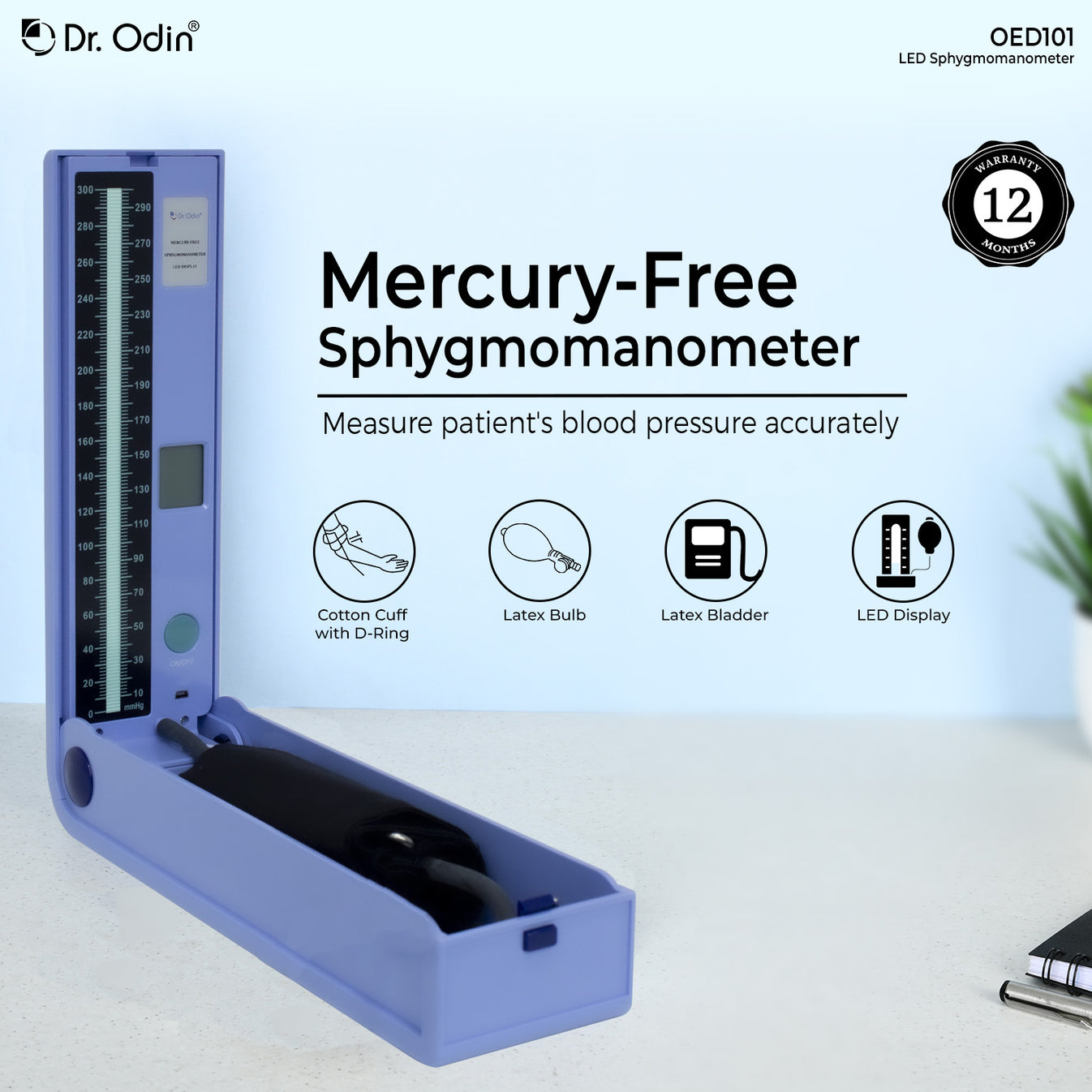 Accurate LED Sphygmomanometer - Reliable Blood Pressure Monitor – Dr. Odin
