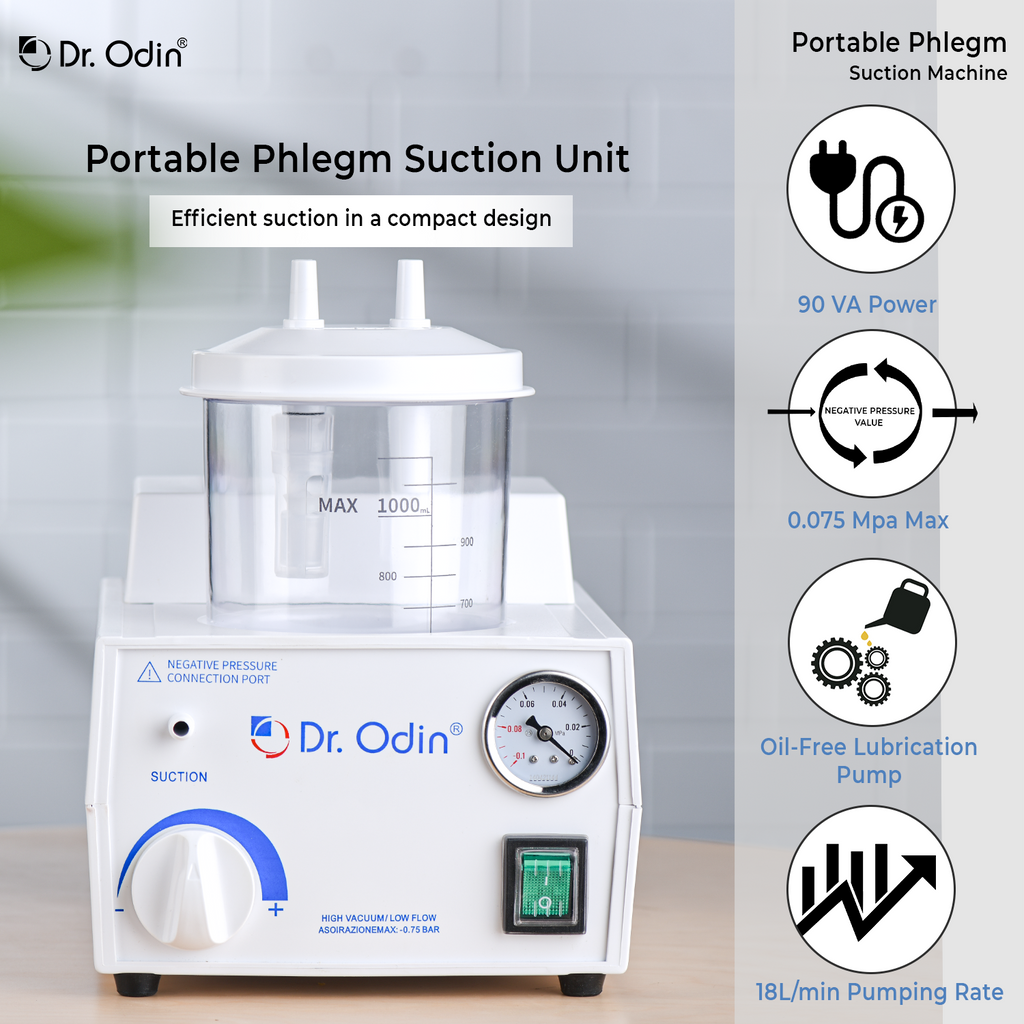 Suction Machines for Effective Airway Clearance & Management — Dr. Odin