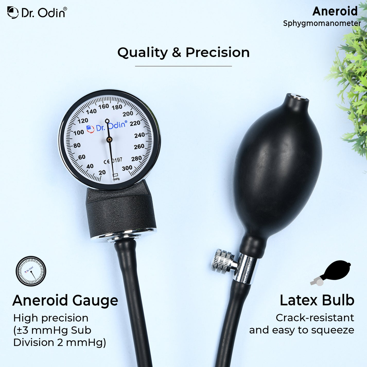 Aneroid Sphygmomanometer for Precise Blood Pressure Monitoring – Dr. Odin