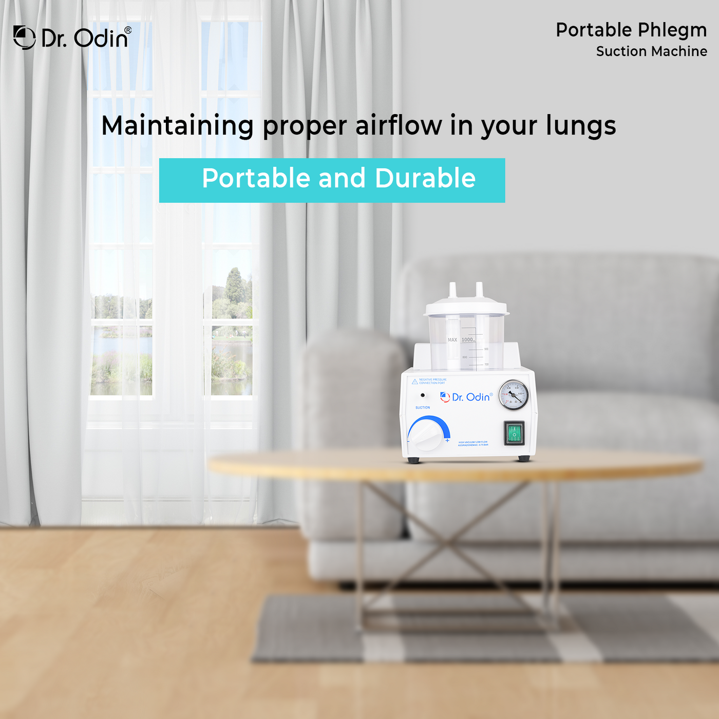 Portable Suction Unit H003B - Efficient Medical Suction — Dr. Odin
