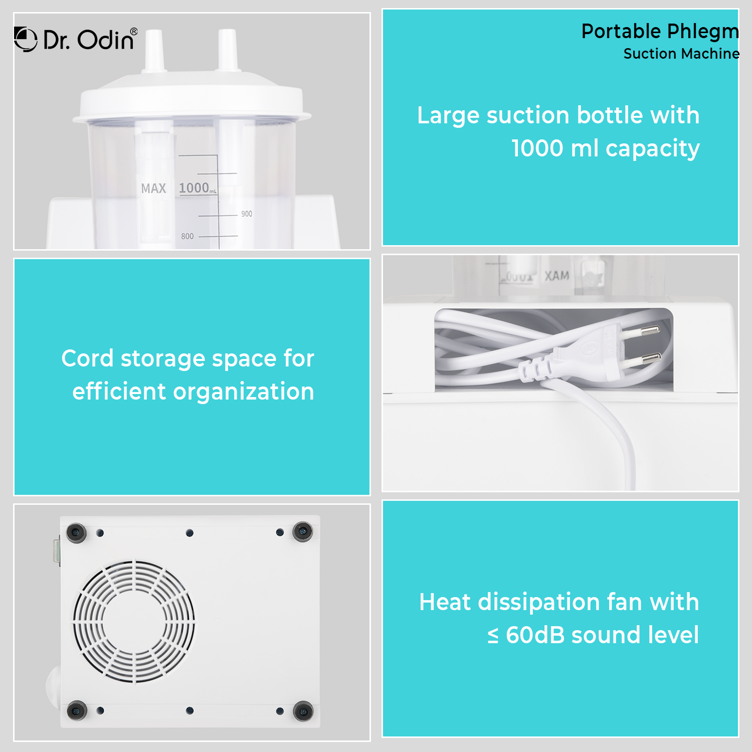 Portable Suction Unit H003B - Efficient Medical Suction — Dr. Odin