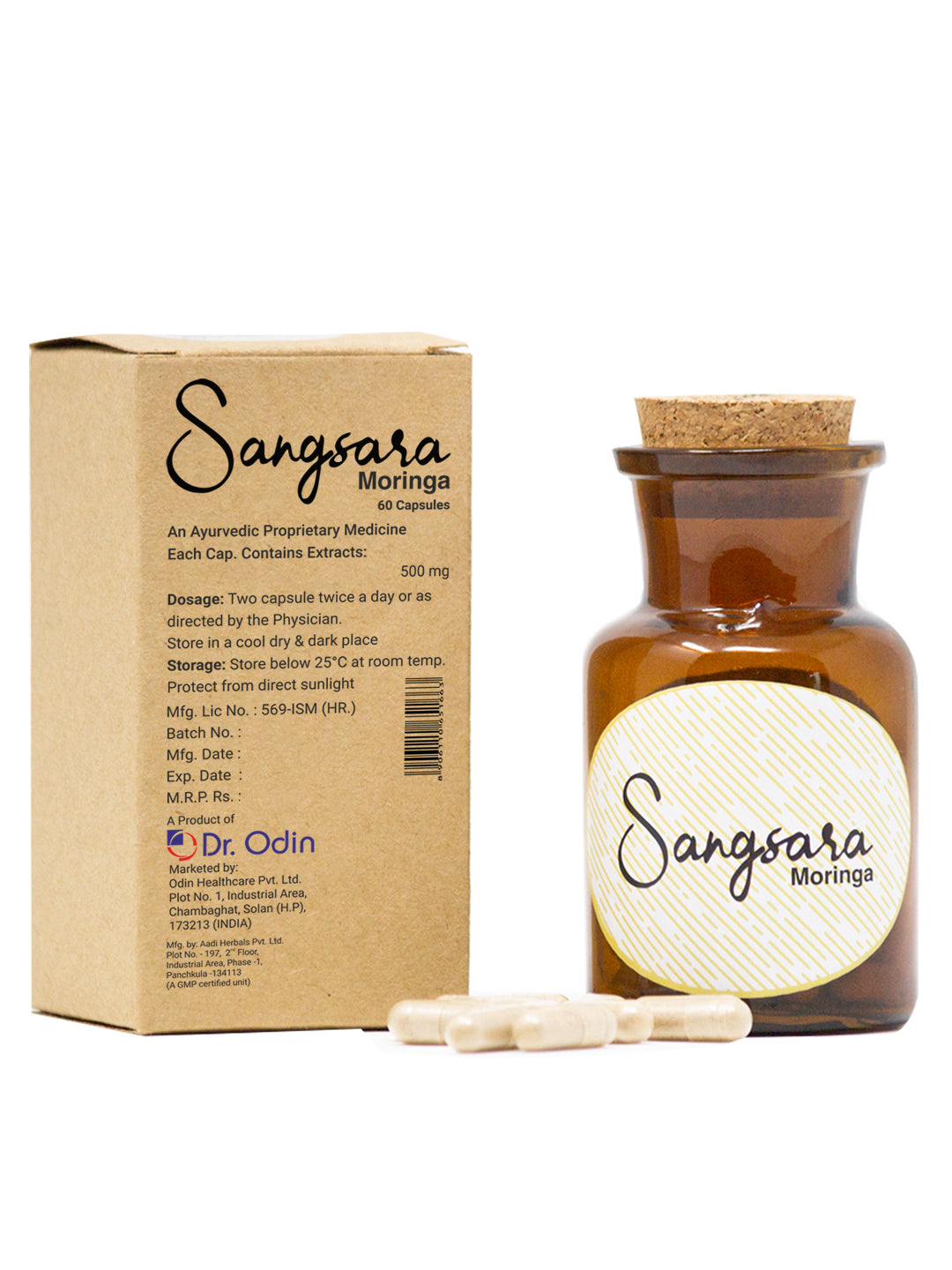 Sangsara Moringa Capsules | Natural Health Supplements – Dr. Odin