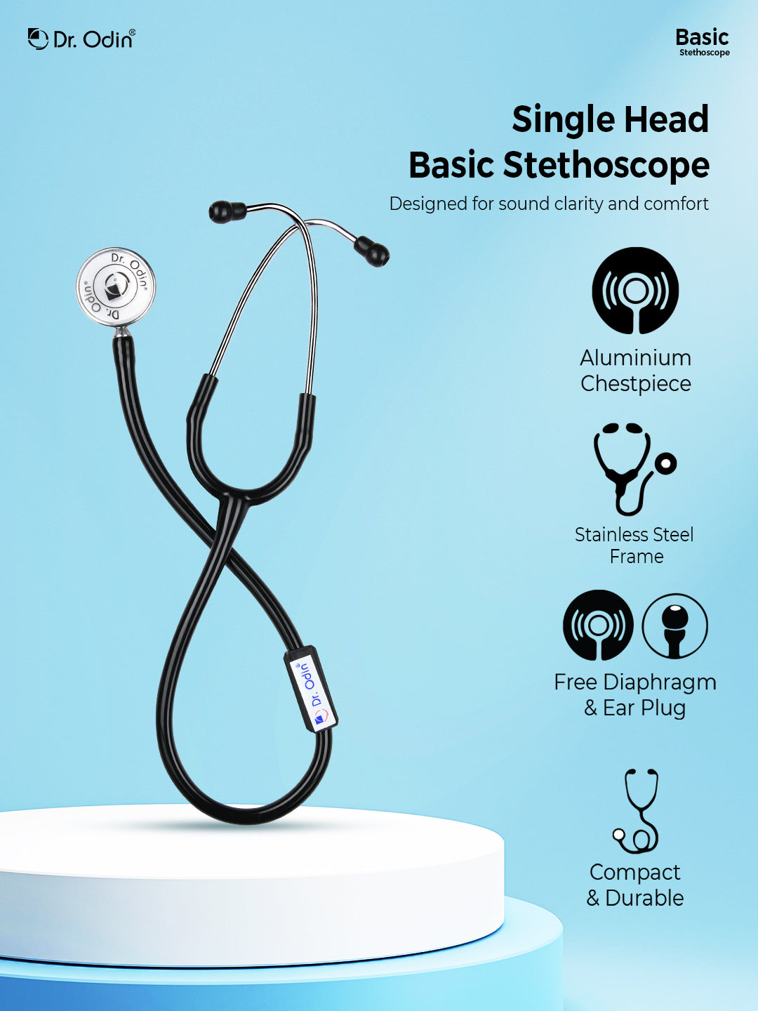 Dr. Odin Stethoscope Basic for Medical Professionals
